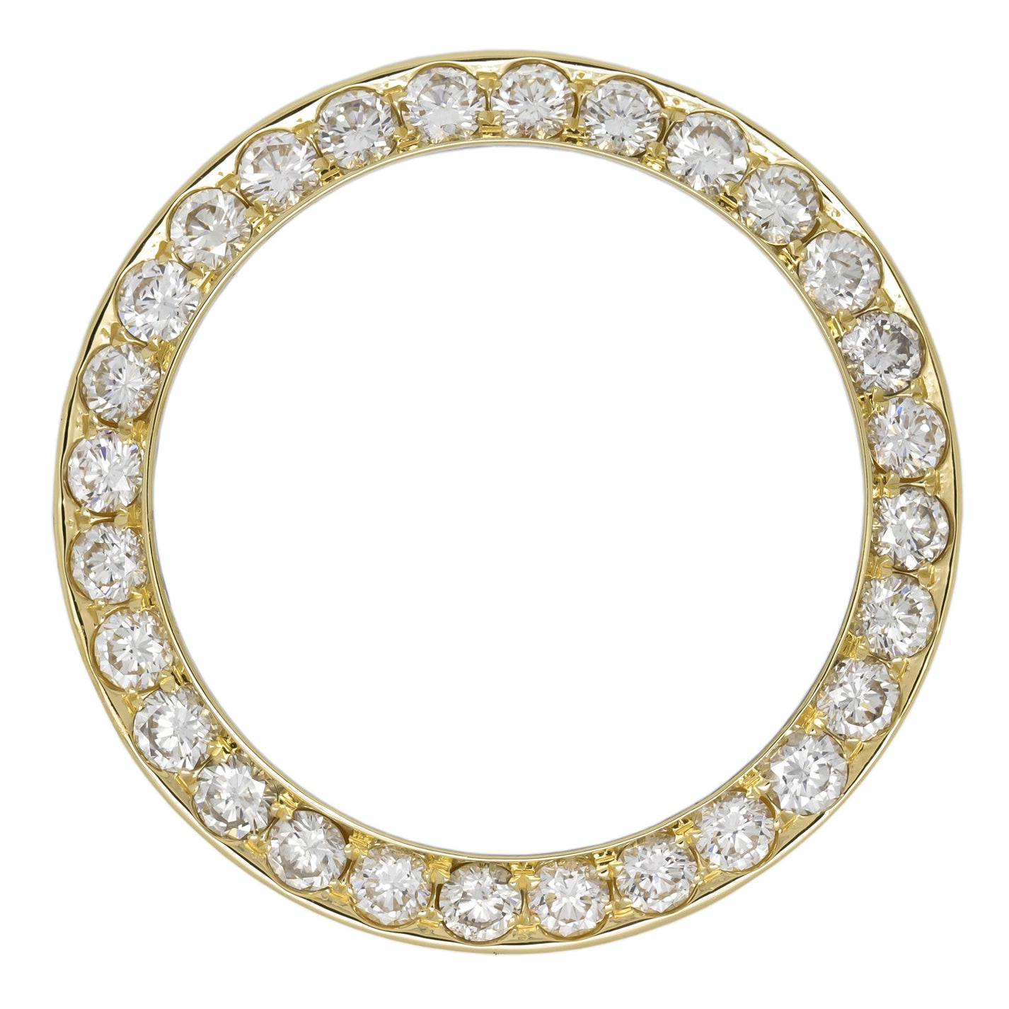14K Yellow Gold Watches Bezel with Diamonds 7.00 Ct Rolex 42mm ...